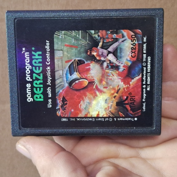Games | Vintage 1982 Berzerk Atari Cx265 Game | Poshmark